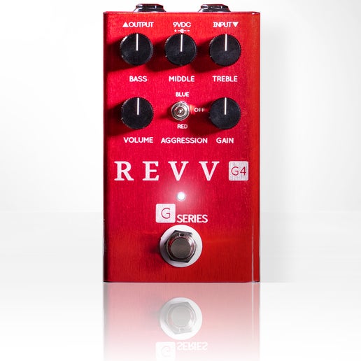 Revv G4 Red Channel Preamp/Overdrive/Distortion Effects Pedal - Red ...