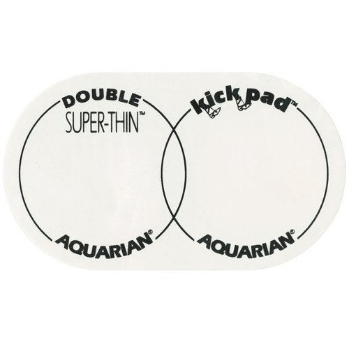 Aquarian STKP2 Super Thin Double Kick Pad Bass Drum Patch | Music Works
