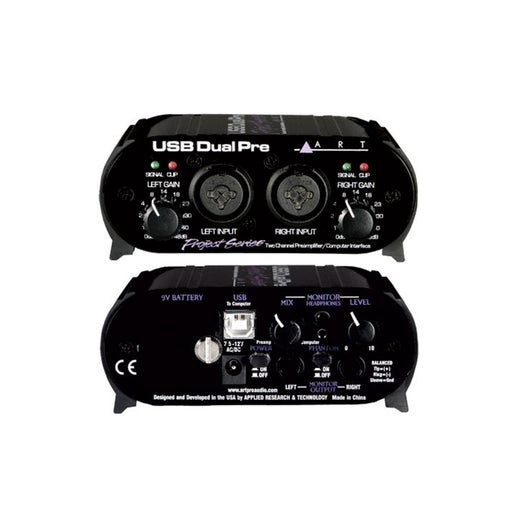 Art Tube Mp Project Series Usb Dual Microphone Preamp | Music Works