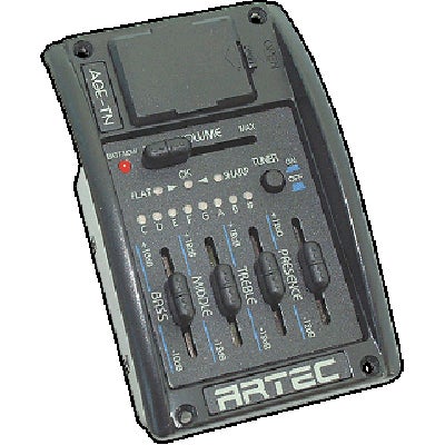 Artec AGE-TN Preamp System with Onboard Tuner & Piezo Pickup | Music Works