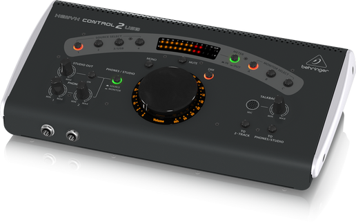 Behringer CONTROL-2-USB Studio Monitor Controller with VCA Control and ...