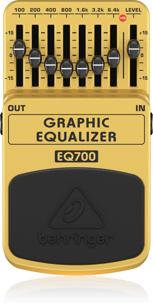 Behringer EQ700 7-Band Graphic Equalizer Pedal | Music Works