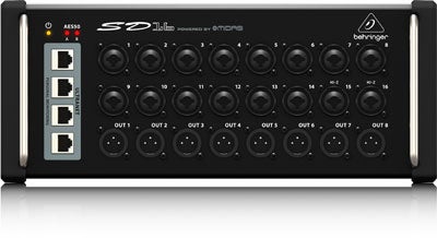Behringer SD16 16 in 8 out Digital Stage Box with AES/Ultranet Hub ...