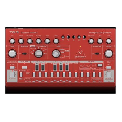 Behringer Td-3-rd Analog Bass Line Synthesizer - Red | Music Works