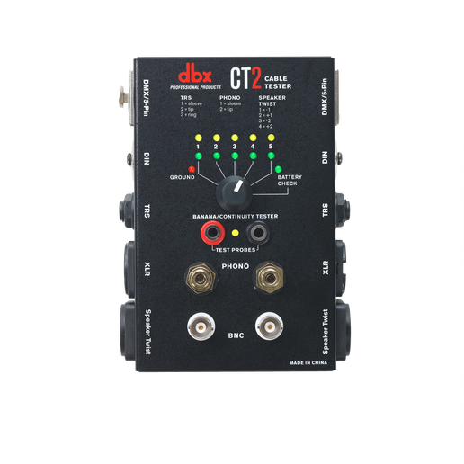 Dbx Ct2 Audio And Dmx Cable Tester | Music Works
