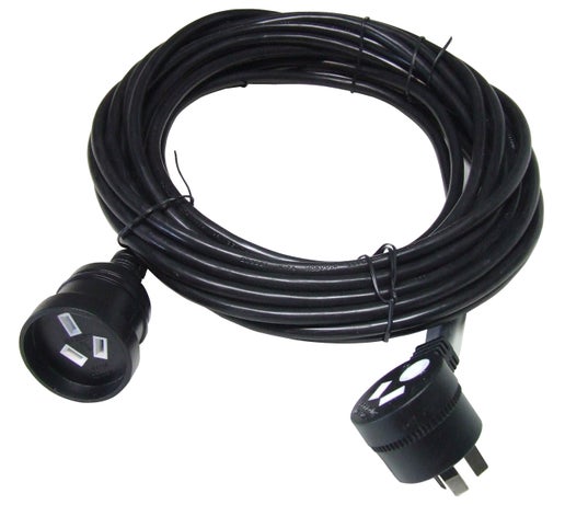 Extension EXTTAPON10M BLK Cable 10m with Tap-on Plug, Black | Music Works