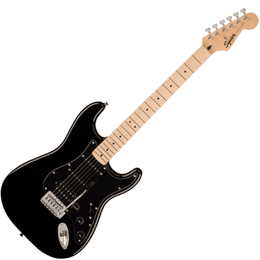 Fender Squier 0373203506 Sonic Stratocaster HSS Electric Guitar - Black ...