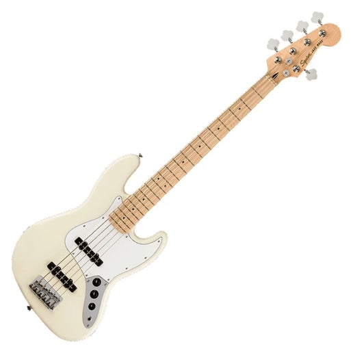 Fender 0378652505 Squier Affinity Series Jazz Bass V Olympic White with ...