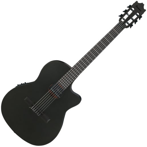 Ibanez GA621 Cutaway Thinline Nylon-String Classical-Electric Guitar ...