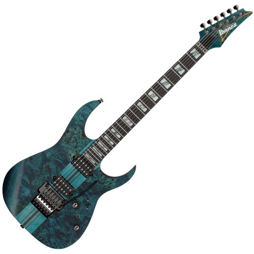 Ibanez RGT1220PBK RG Premium HH Electric Guitar - Cosmic Blue Low Gloss ...