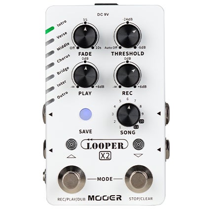 Mooer Audio LOOPER x2 Stereo Looper Pedal | Music Works