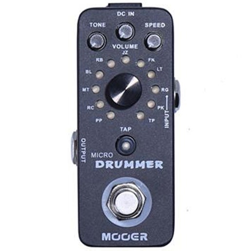 Mooer MICRODRUMMER Digital Drum Machine Pedal | Music Works