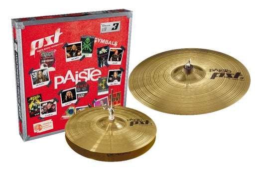 Paiste 063ES14 PST3 Essential Cymbal Pack 14-inch Hi Hats and 18-inch ...