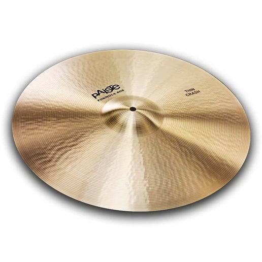 Paiste 1041219 Formula 602 Classic Thin 19-inch Crash Cymbals | Music Works