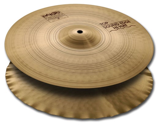 Paiste 1063115 2002 Sound Edge 15 inch Hi Hats Cymbals Pair | Music Works