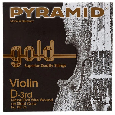 Pyramid 1081003/4 Gold Violin Strings 3/4 Size Set | Music Works