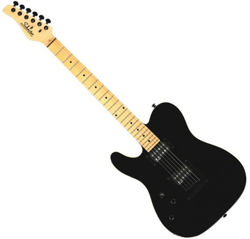 Schecter PT Electric Guitar Left Hand, Black | Music Works