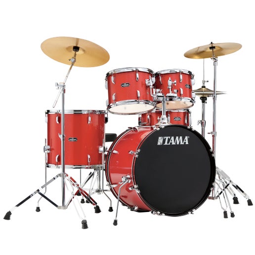 Tama St52h6c-cds Stagestar 5-piece Drum Kit With 22" Bass Drum, Cymbals ...