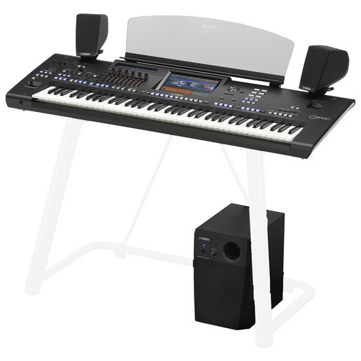 Yamaha Genos2 76-key Arranger Workstation with Yamaha GNS-MS01 Speaker ...