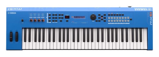 Yamaha MX61 61-Keys Music Synthesizer V2 - Blue | Music Works