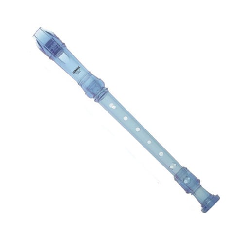 Yamaha YRS20-BB Recorder, Descant 3 Piece, Blue | Music Works